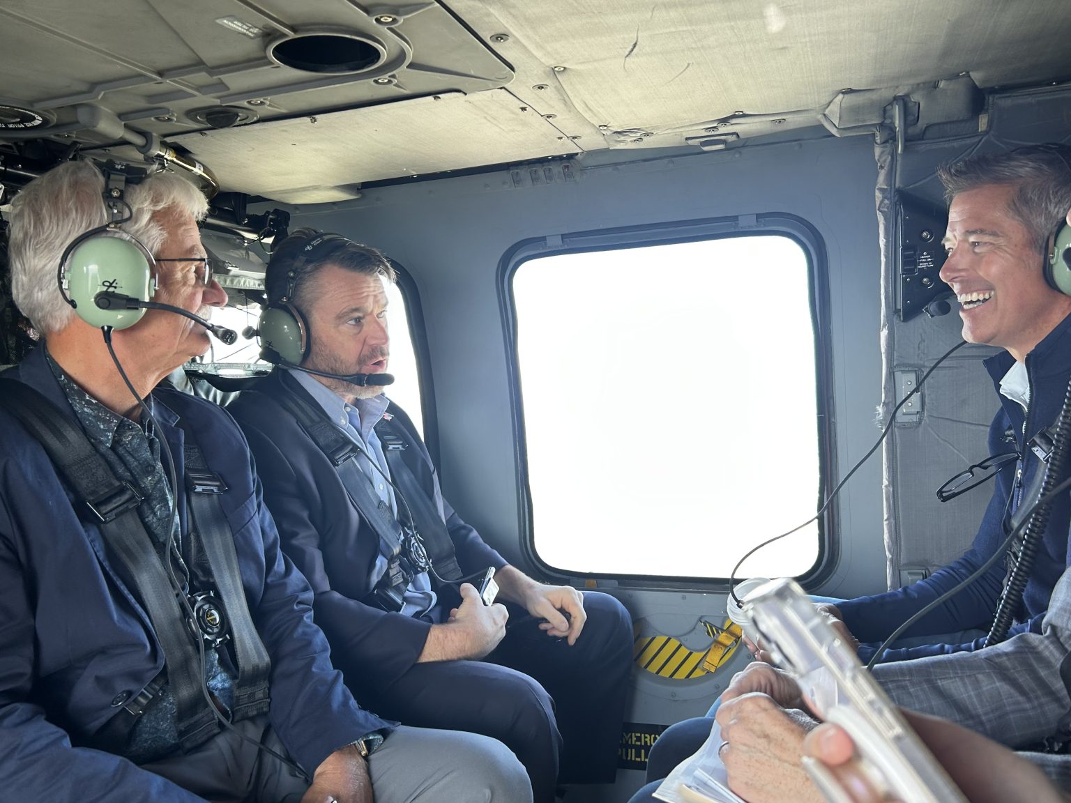 Young, Officials Welcome Transportation Secretary Duffy for I-69 Bridge ...